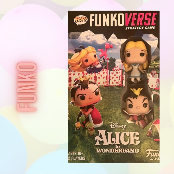 Funko | Toys | Nib Alice In Wonderland Funko Verse Game | Poshmark